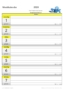 Weekkalender in Excel - Kostprijscalculatie