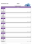 Weekkalender in Excel - Kostprijscalculatie