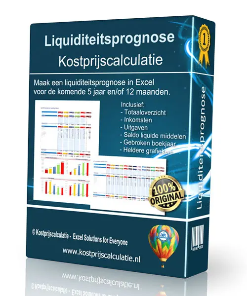 Privébegroting in Excel (Combi) - Kostprijscalculatie